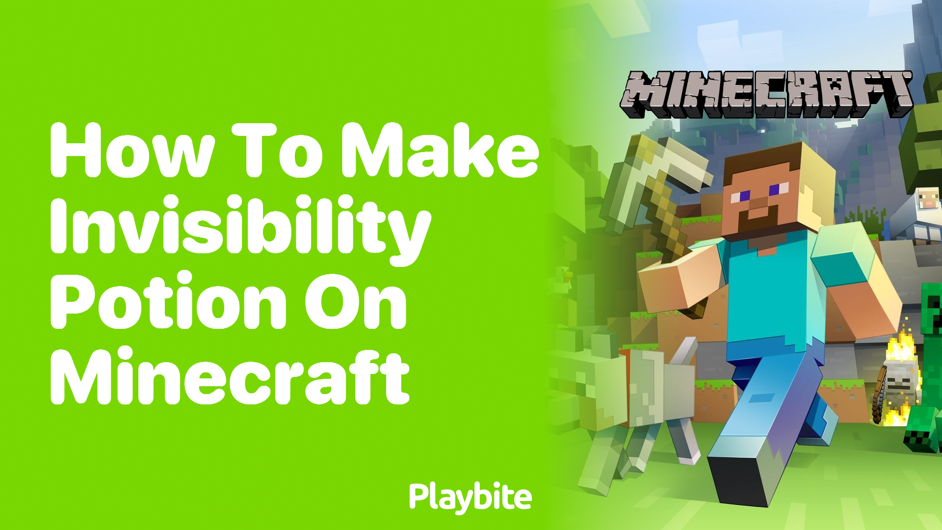 How to Make an Invisibility Potion in Minecraft - Playbite
