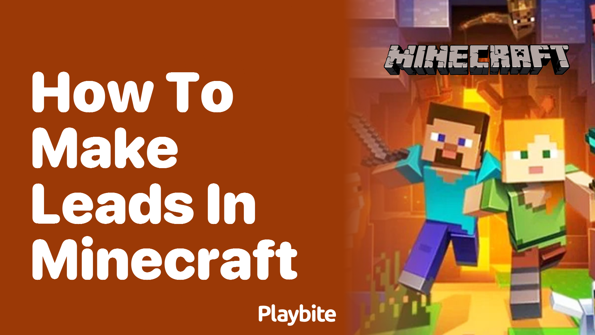 How to Make Leads in Minecraft - Playbite