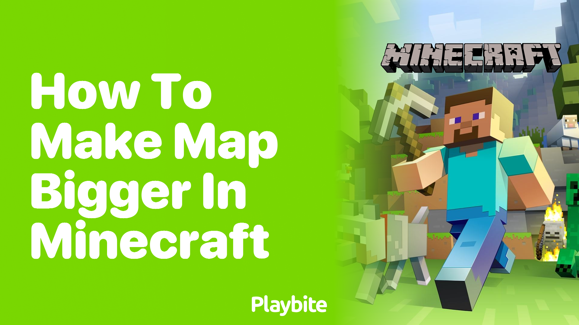 How to Make Your Map Bigger in Minecraft - Playbite
