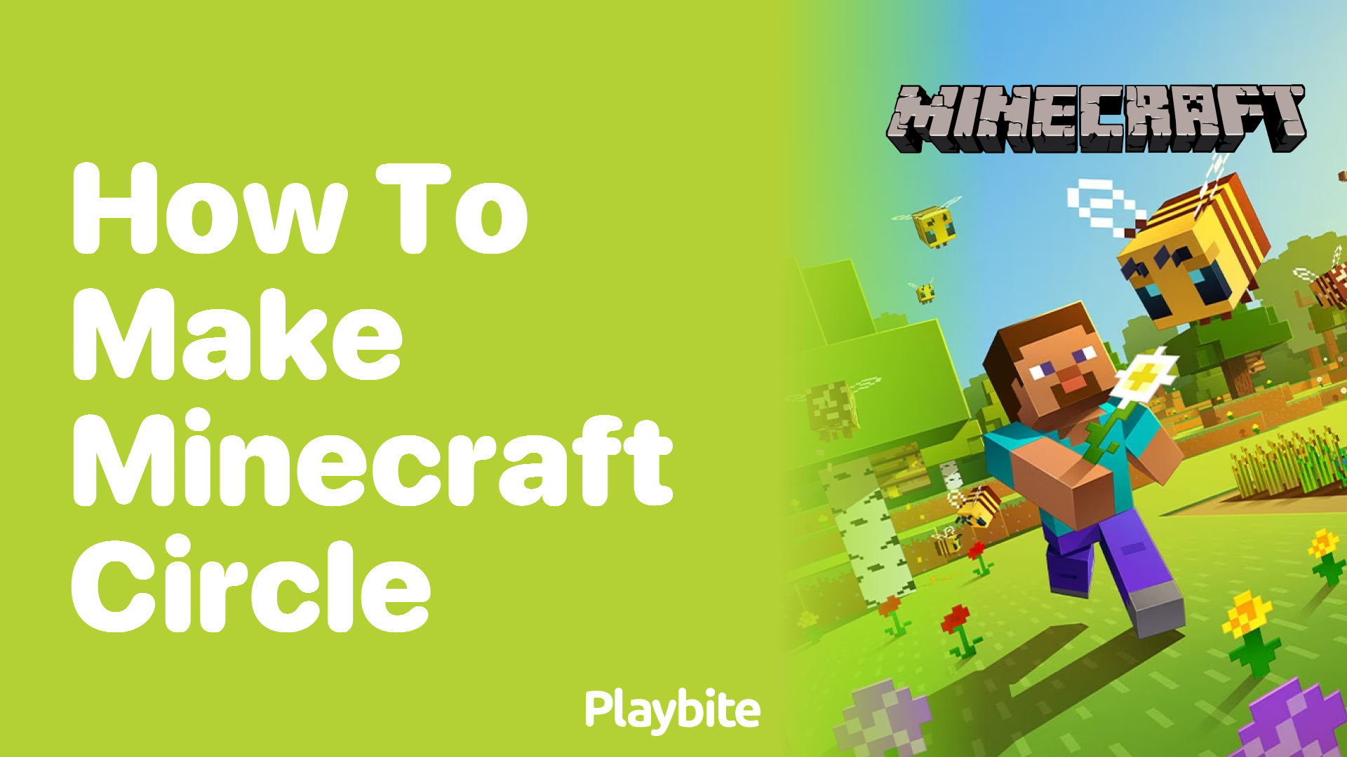 How to Make a Circle in Minecraft - Playbite