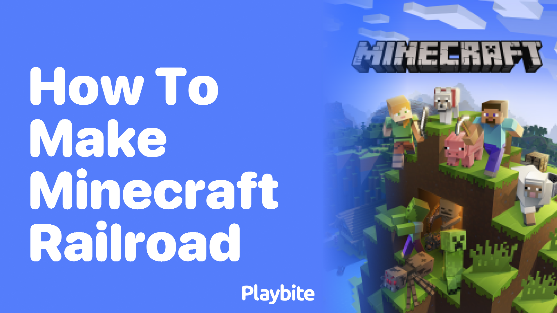 How to Make a Minecraft Railroad: A Simple Guide - Playbite