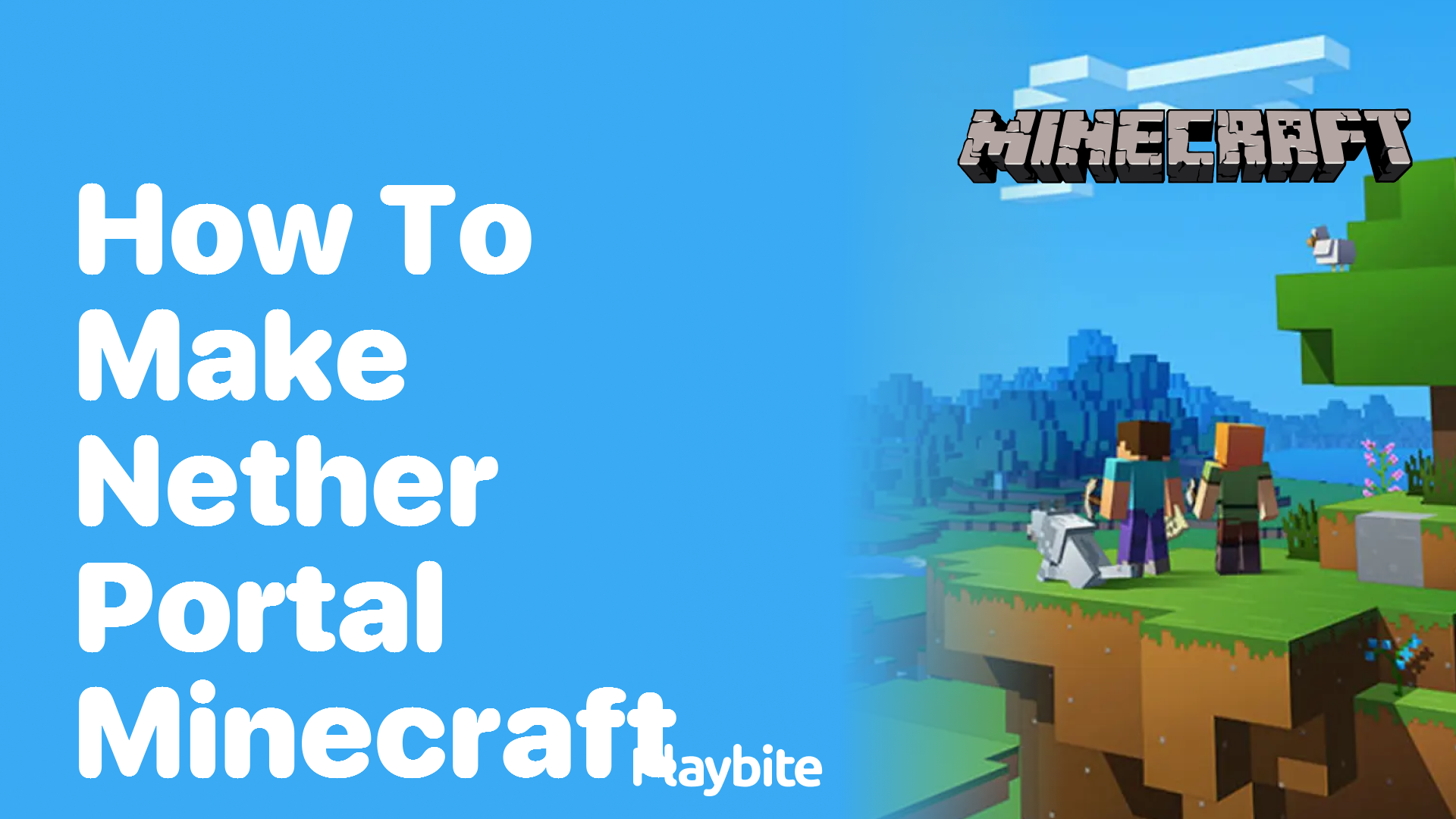 How to Make a Nether Portal in Minecraft - Playbite