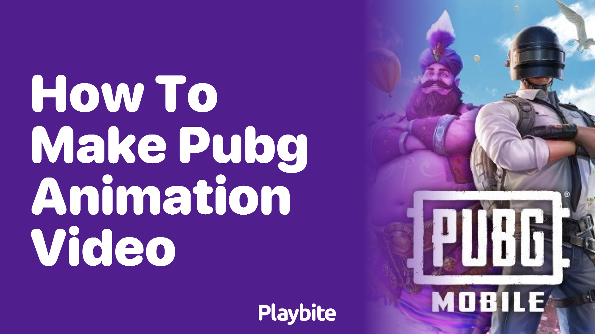 How to Make a PUBG Animation Video - Playbite