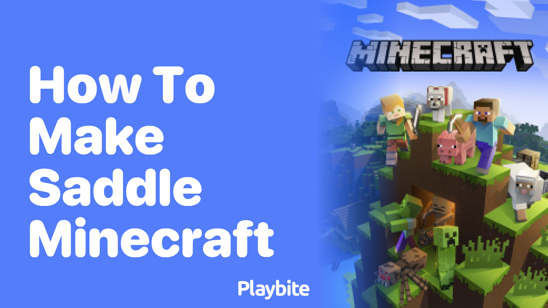 How to Make a Saddle in Minecraft - Playbite