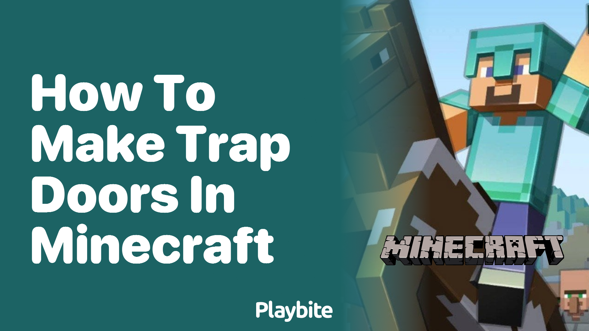 How to Make Trap Doors in Minecraft - Playbite