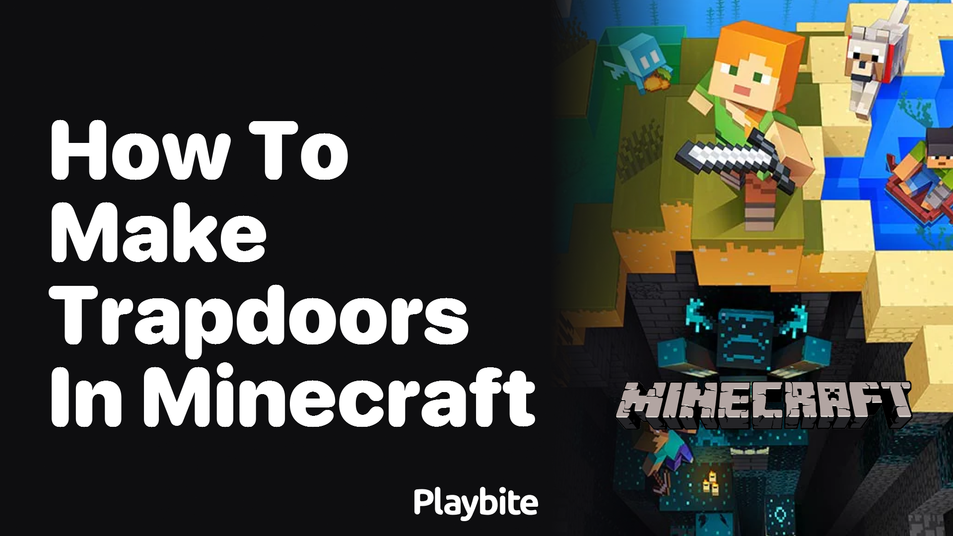 How to Make Trapdoors in Minecraft - Playbite