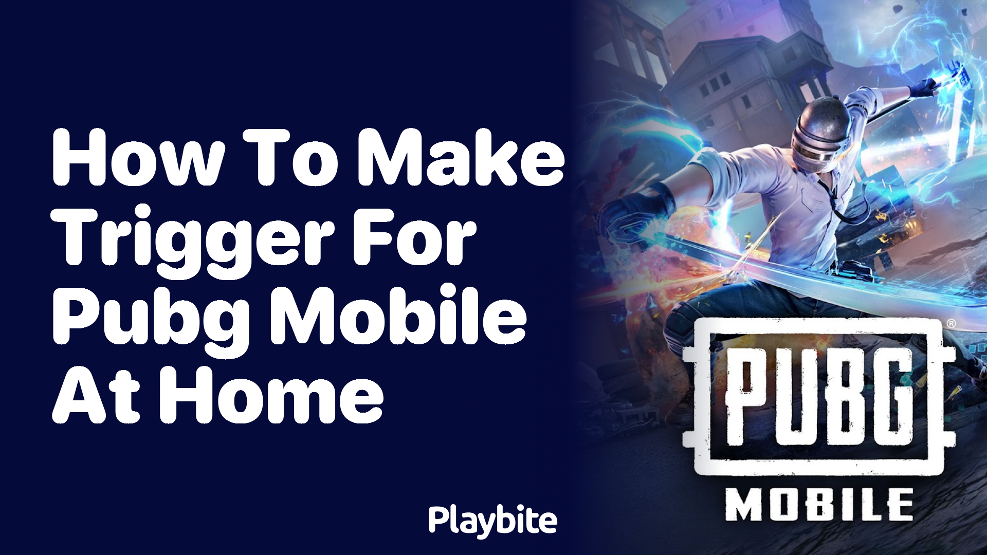 How to Make a Trigger for PUBG Mobile at Home - Playbite