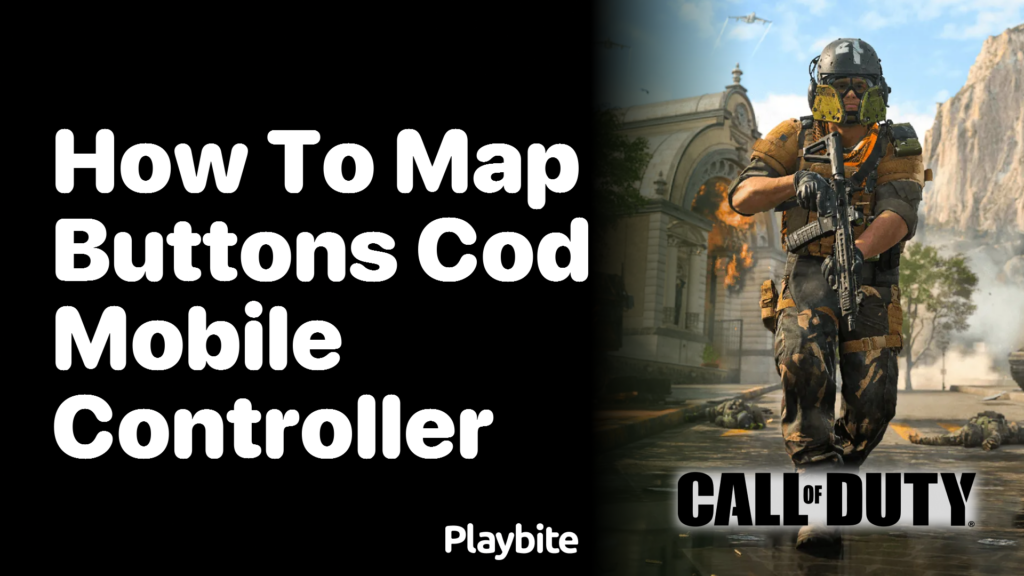 How to Map Buttons on a COD Mobile Controller - Playbite
