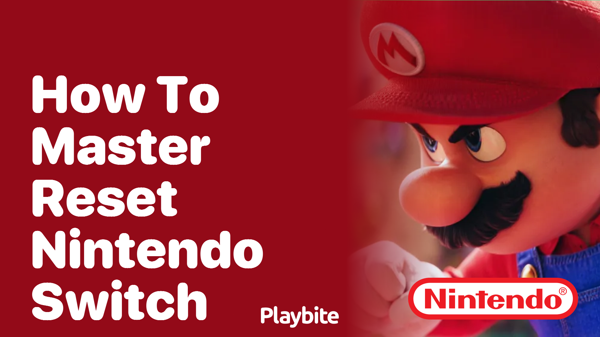 How to Master Reset Your Nintendo Switch - Playbite