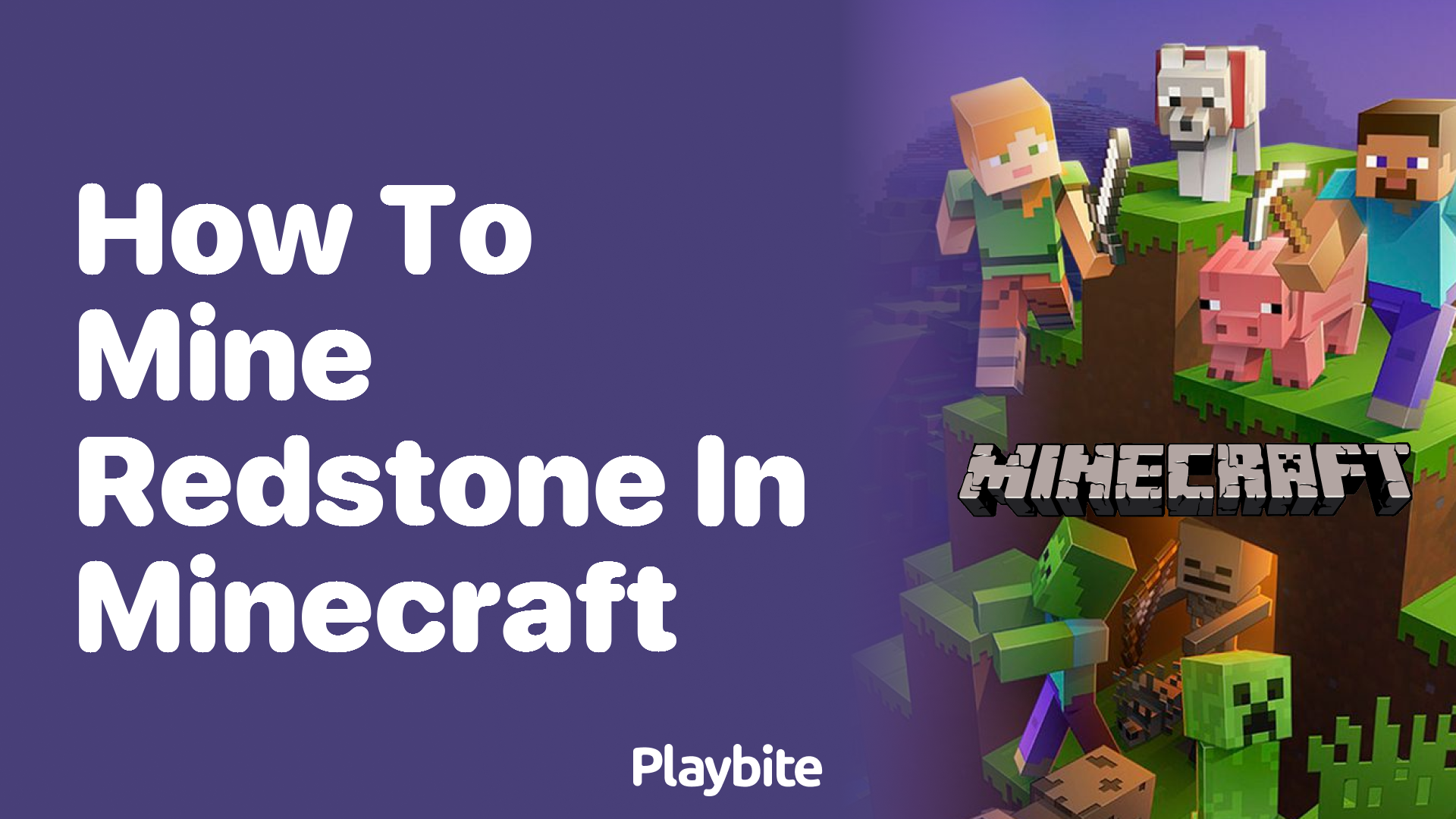 How to Mine Redstone in Minecraft - Playbite