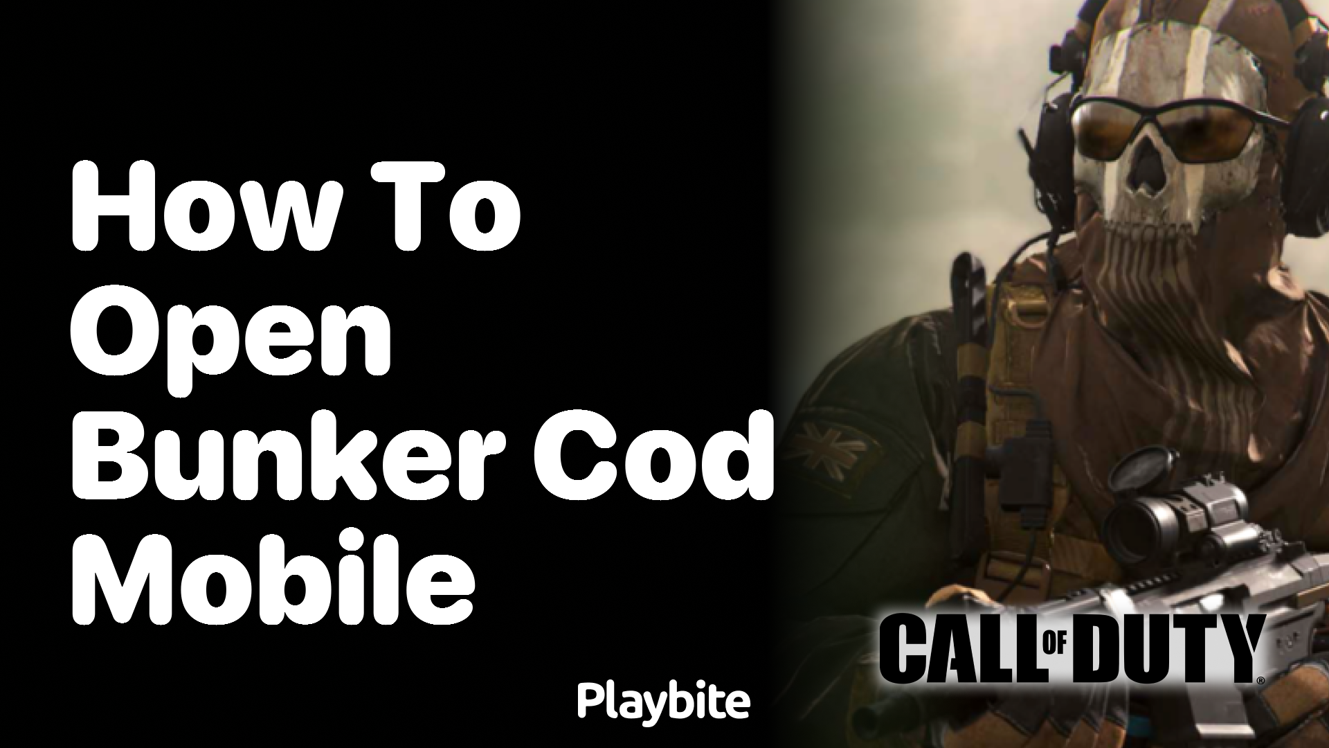 How to Open Bunker in COD Mobile - Playbite