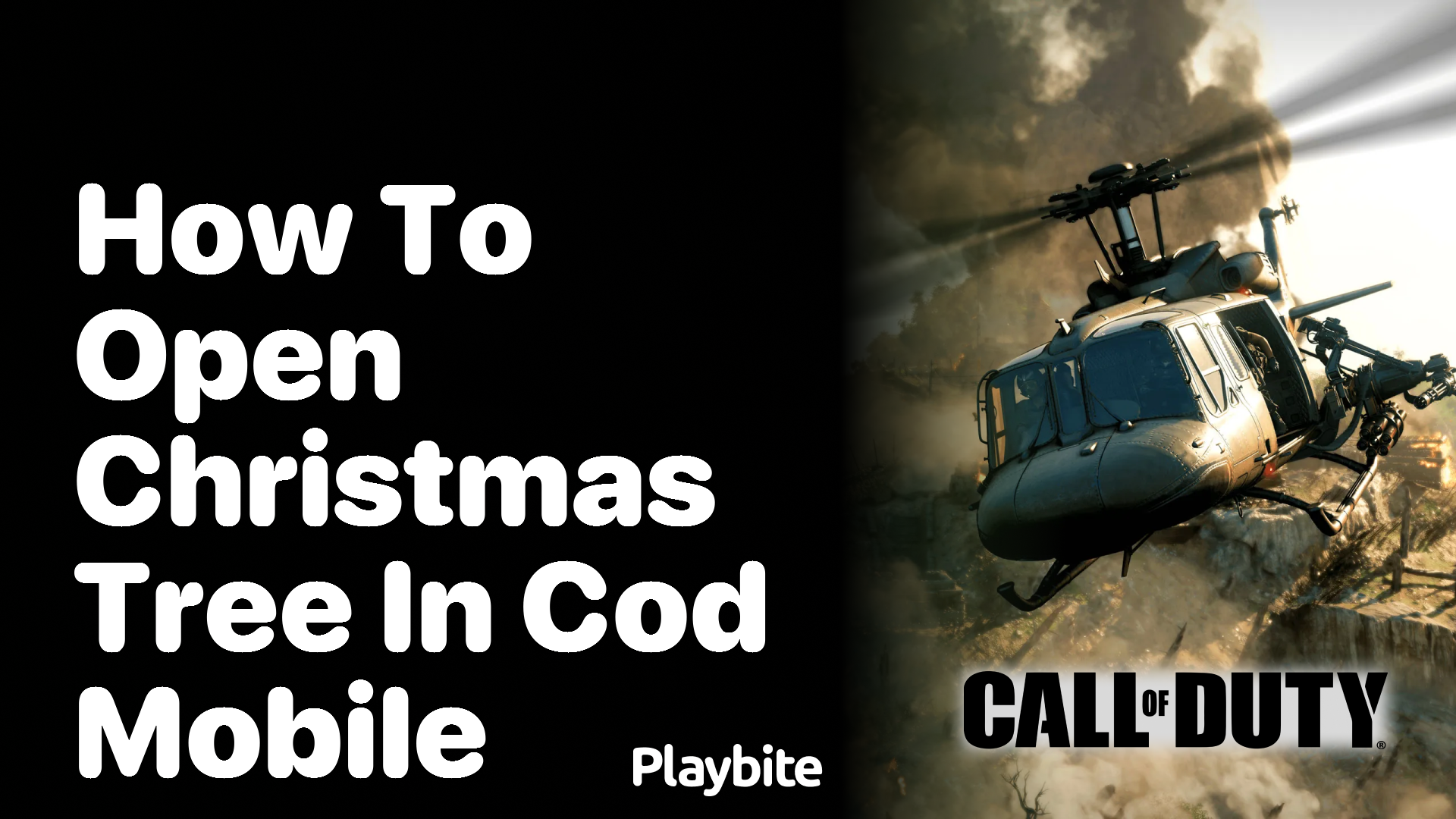How to Open the Christmas Tree in COD Mobile - Playbite