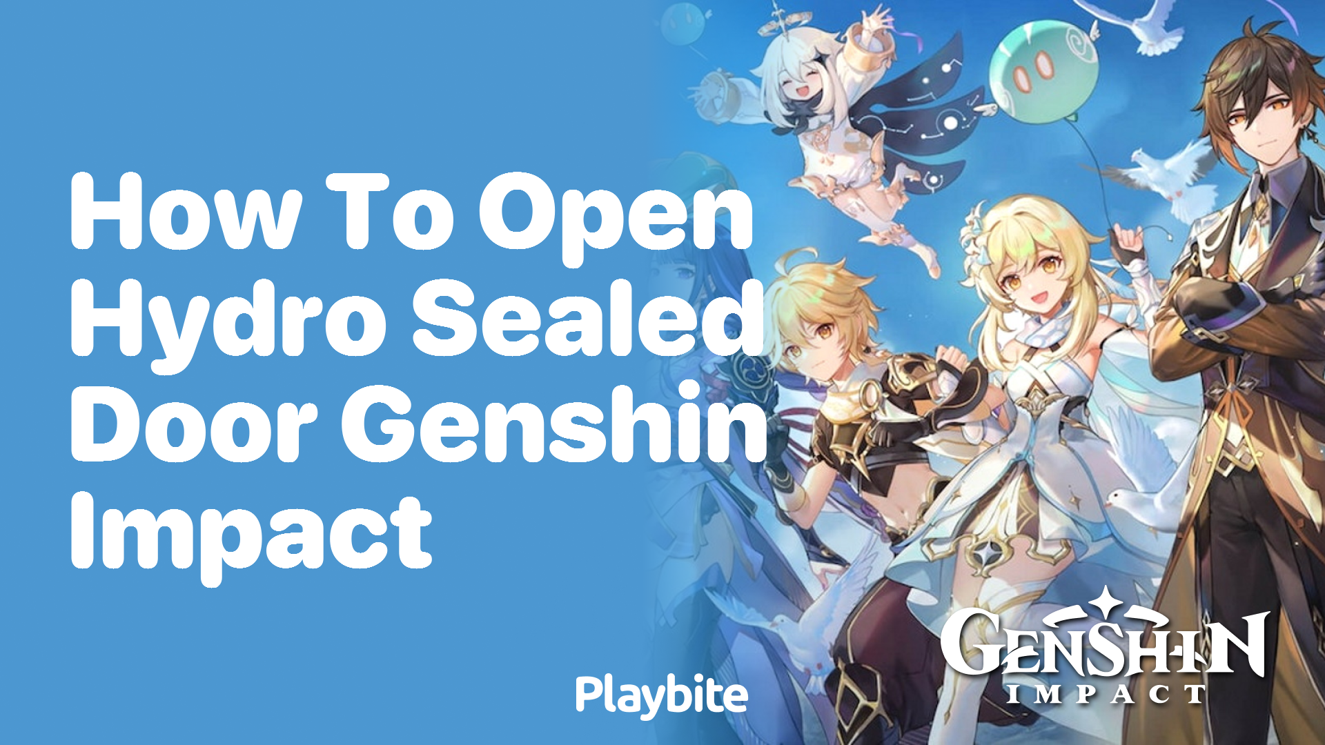 How to Open Hydro Sealed Door in Genshin Impact - Playbite