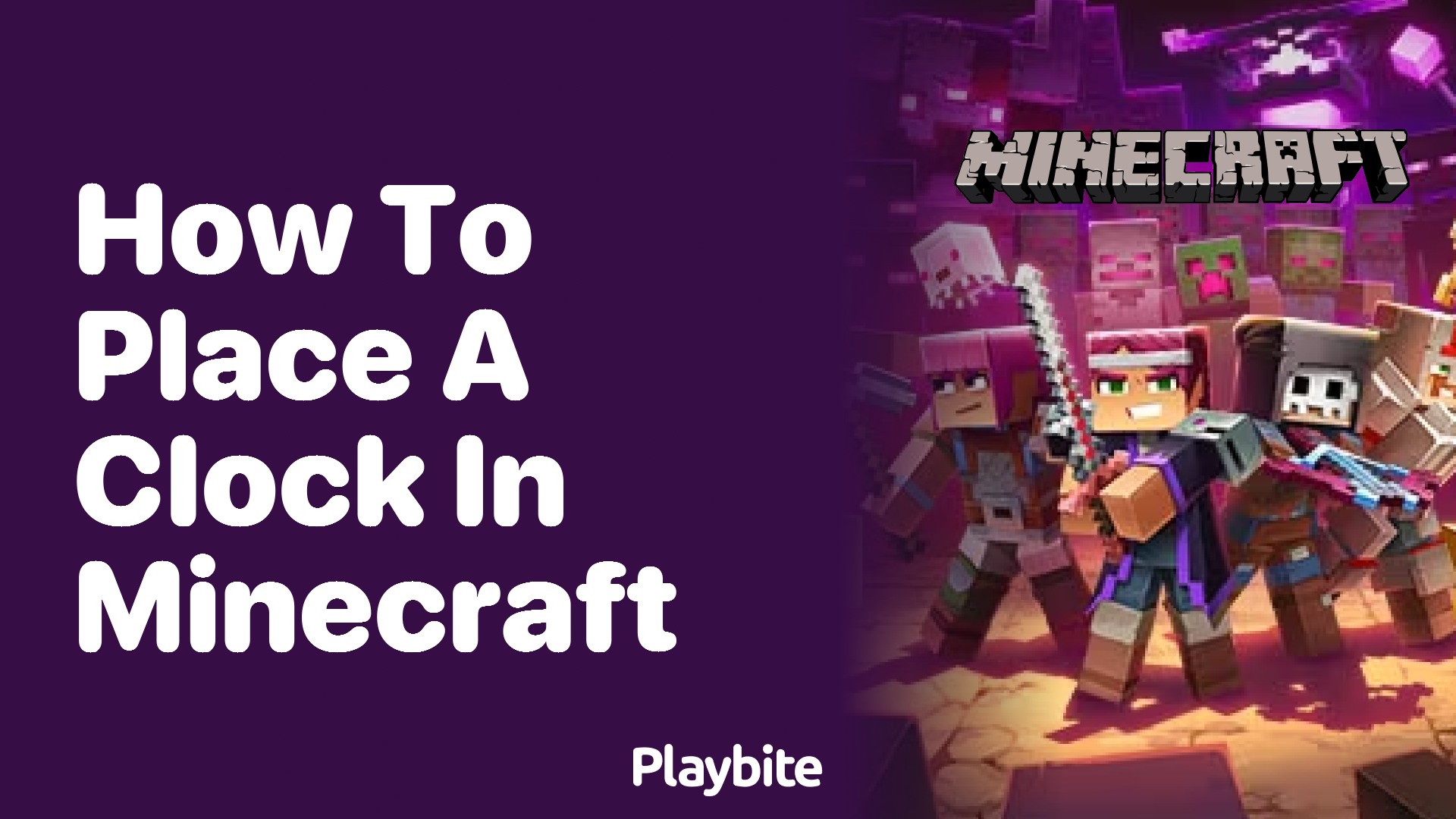 How to Place a Clock in Minecraft: A Simple Guide - Playbite