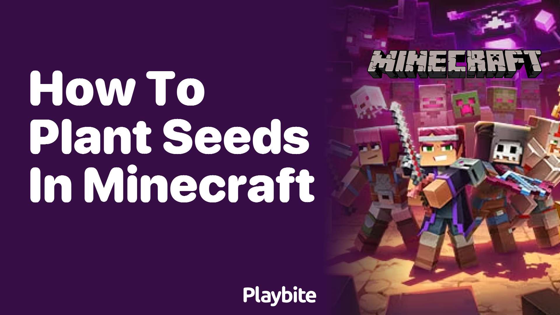 How to Plant Seeds in Minecraft: A Beginner's Guide - Playbite