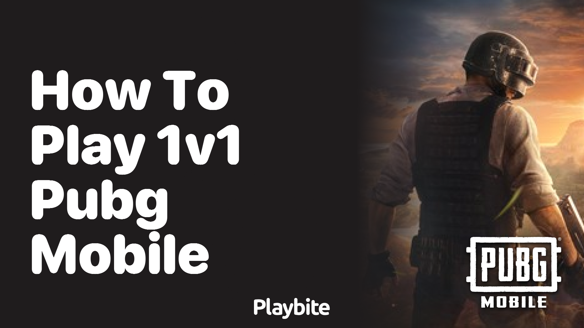 How to Play 1v1 Matches in PUBG Mobile - Playbite