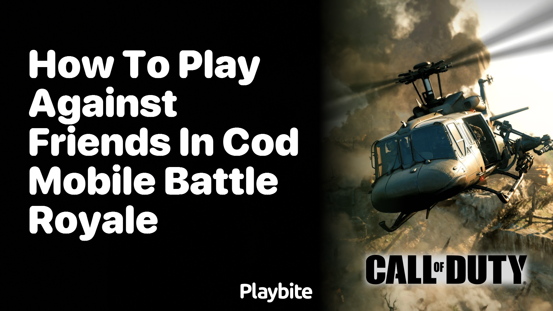 How to Play Against Friends in COD Mobile Battle Royale? - Playbite