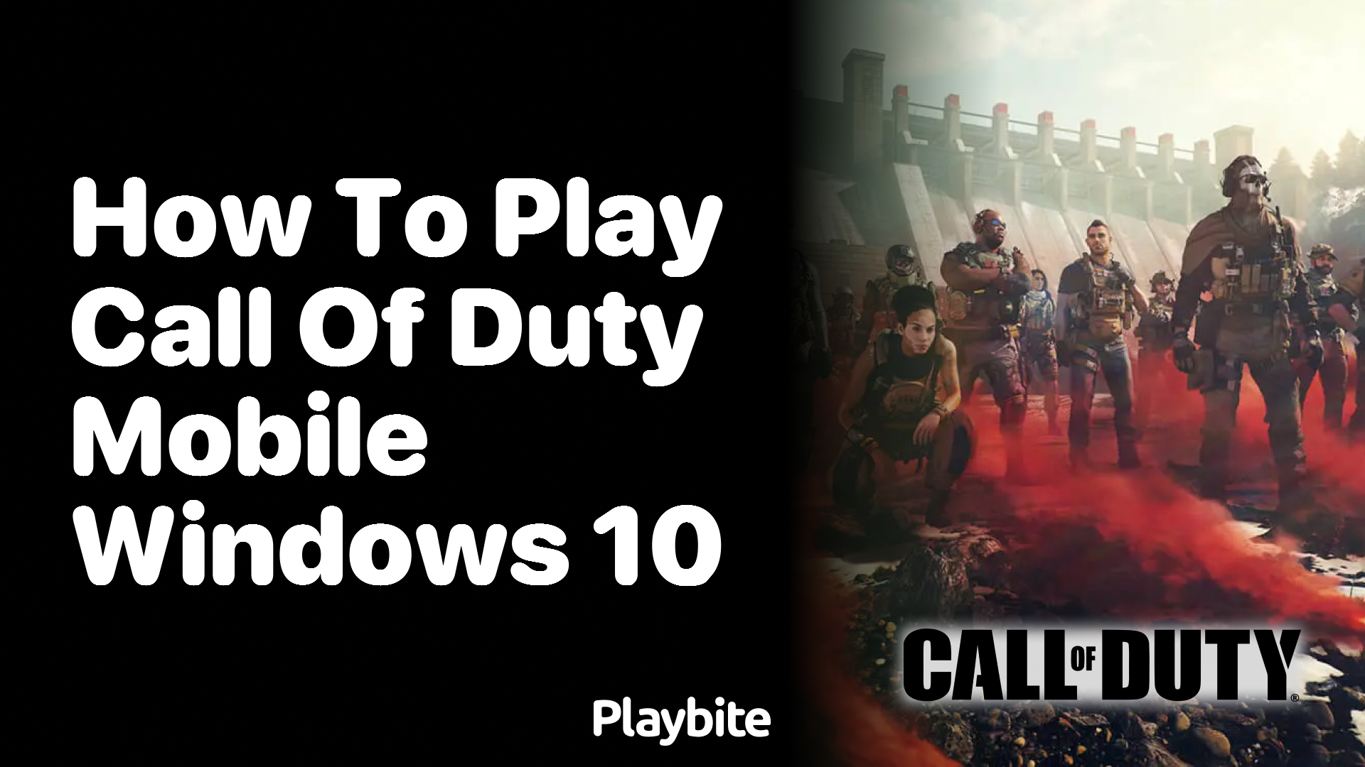 How to Play Call of Duty Mobile on Windows 10 - Playbite