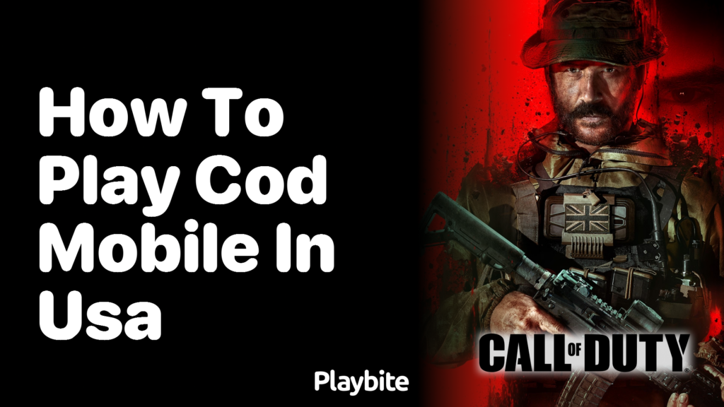 How to Play COD Mobile in the USA - Playbite