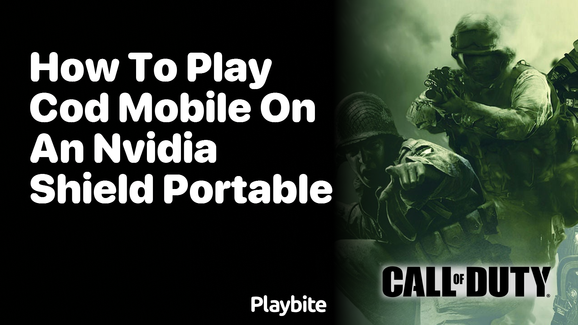 How to Play COD Mobile on an NVIDIA Shield Portable - Playbite