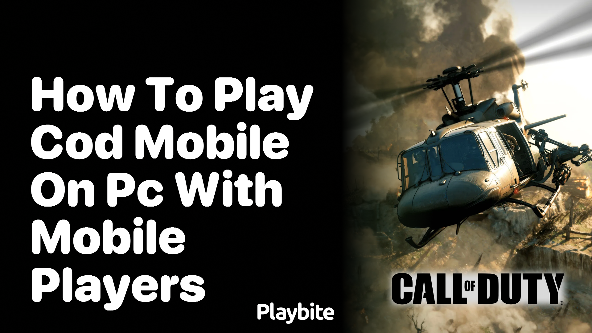 How to Play CoD Mobile on PC With Mobile Players - Playbite