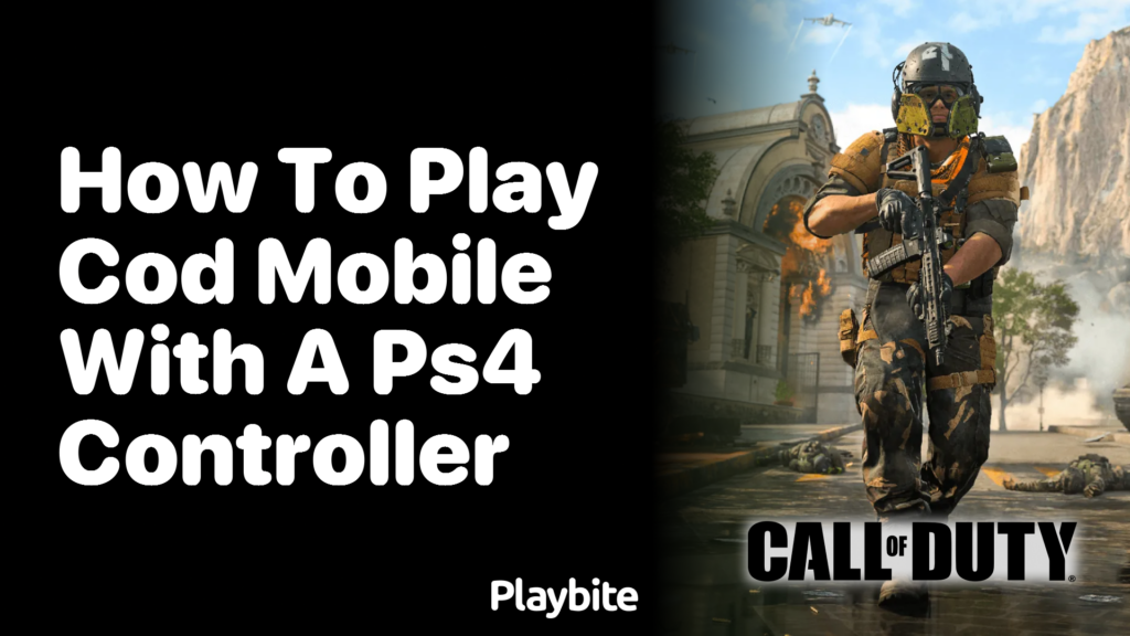How To Play Cod Mobile With A Ps4 Controller Playbite