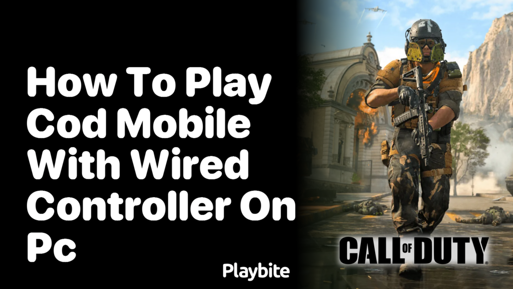 How to Play COD Mobile with a Wired Controller on PC - Playbite