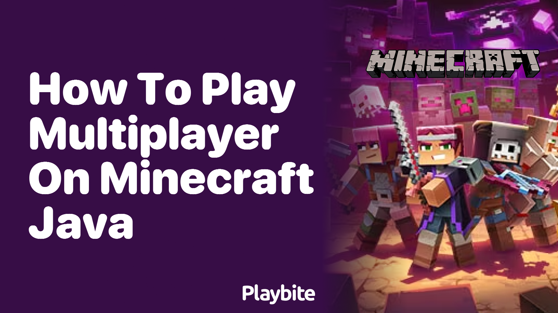 How to Play Multiplayer on Minecraft Java - Playbite