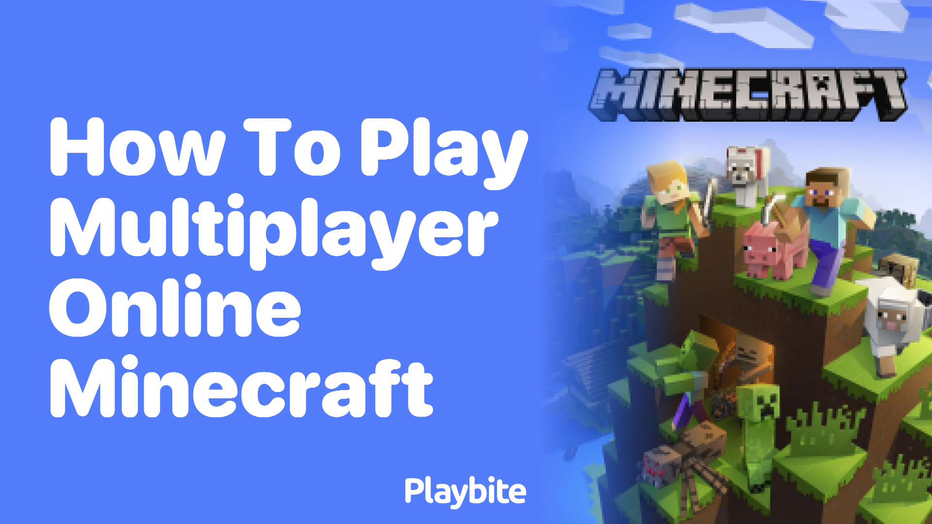 How to Play Multiplayer Online in Minecraft - Playbite
