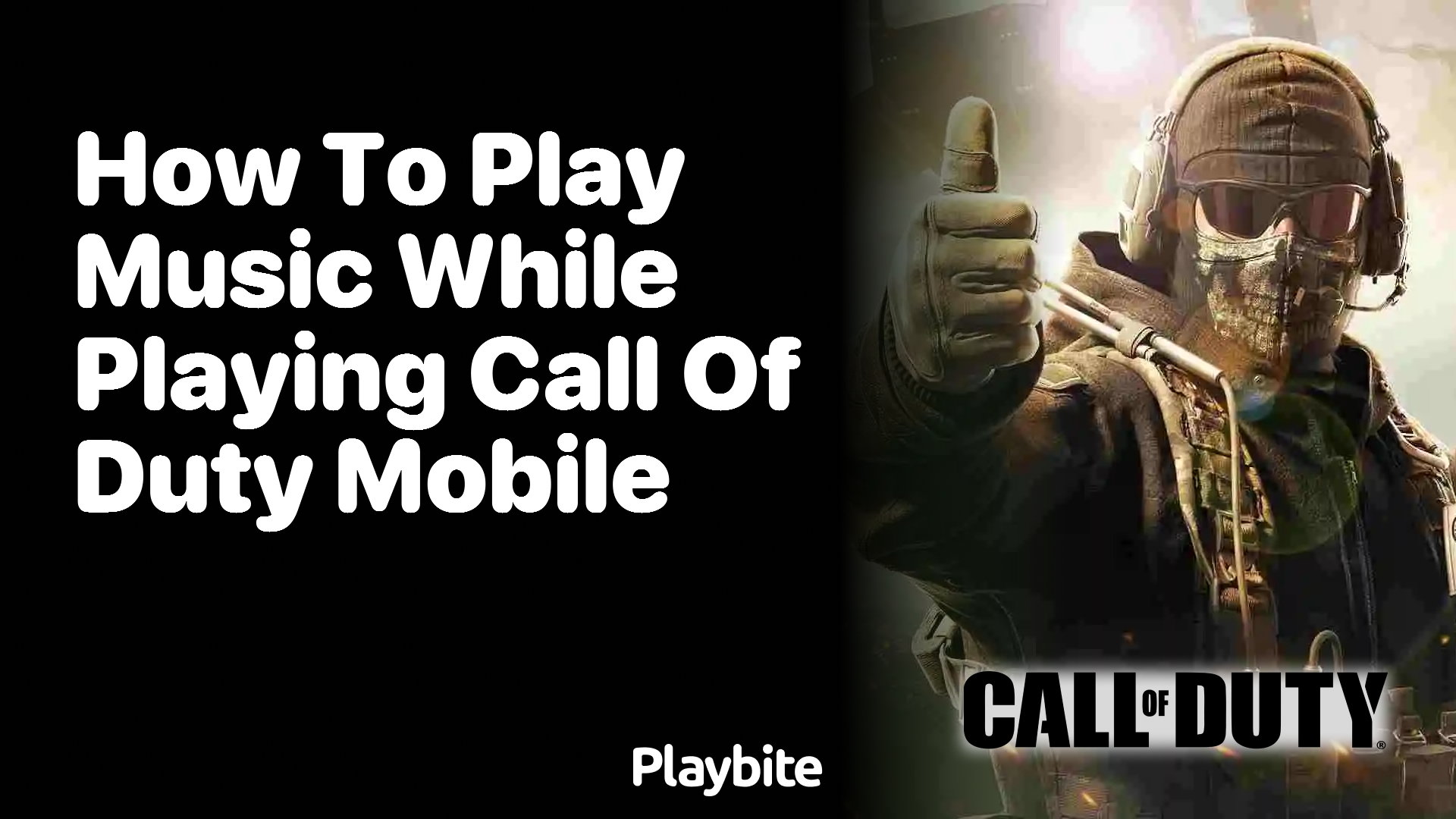 How to Play Music While Playing Call of Duty Mobile? - Playbite