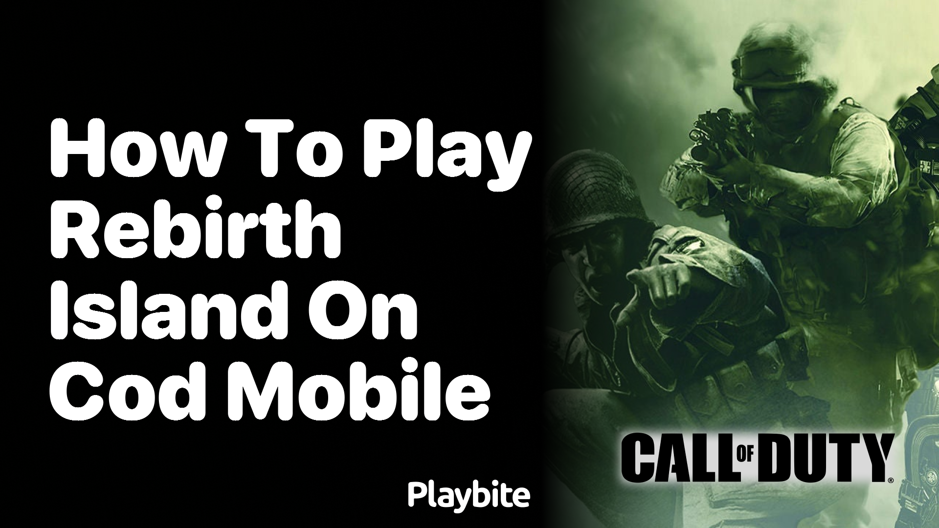 How to Play Rebirth Island on COD Mobile - Playbite