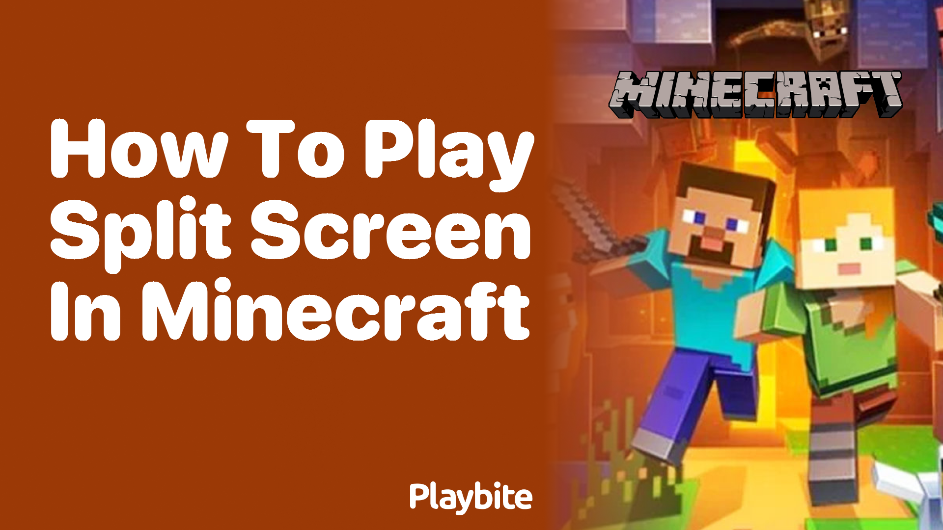 How to Play Split Screen in Minecraft - Playbite