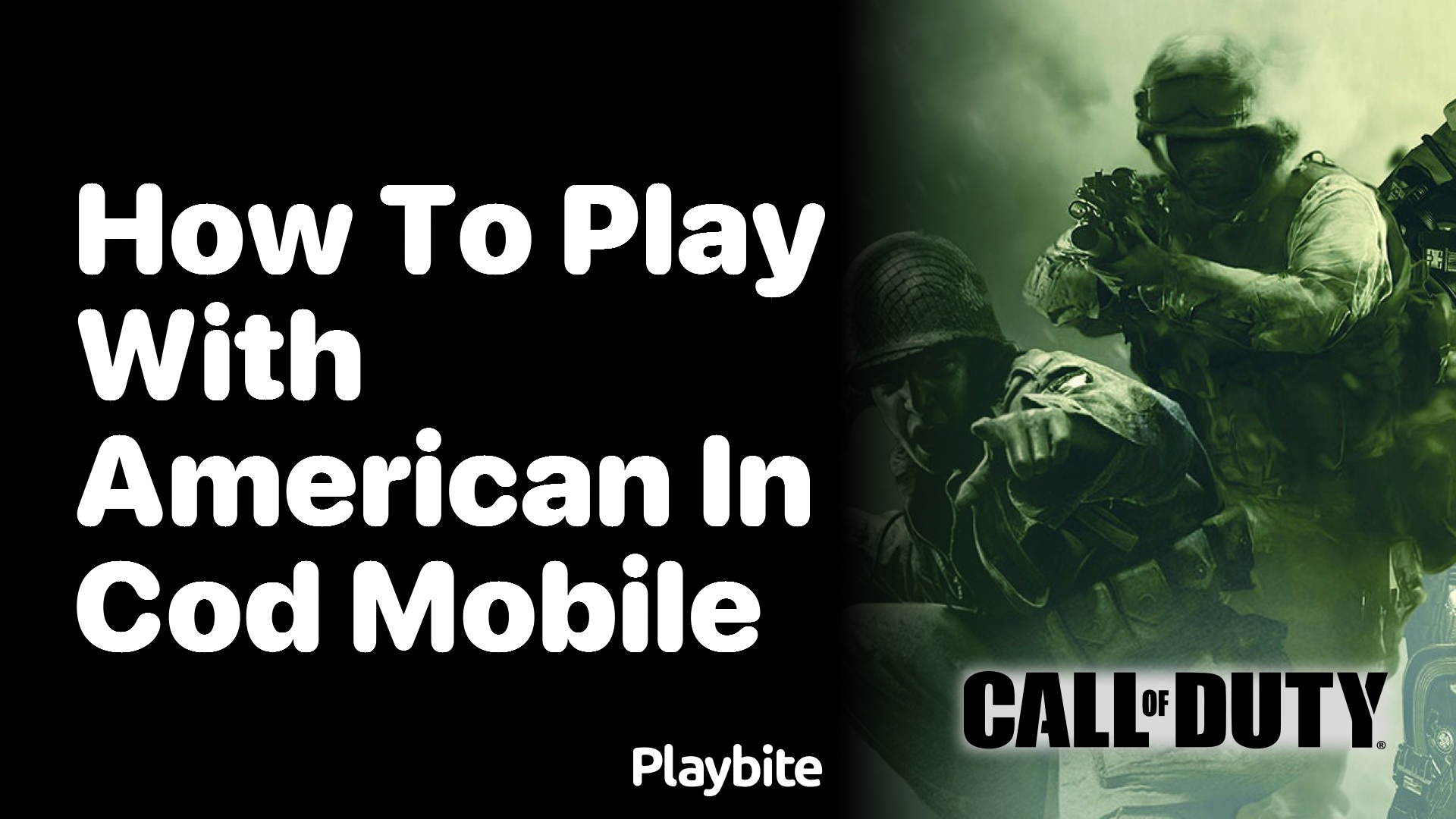 How to Play with Americans in COD Mobile? - Playbite