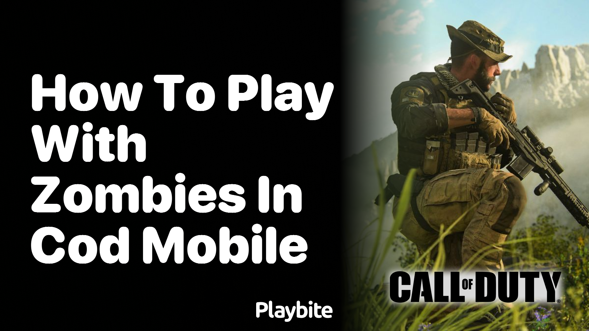 How To Play With Zombies In Cod Mobile Playbite