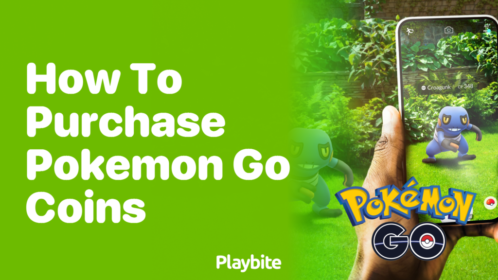 How to Purchase Pokemon GO Coins: A Simple Guide - Playbite