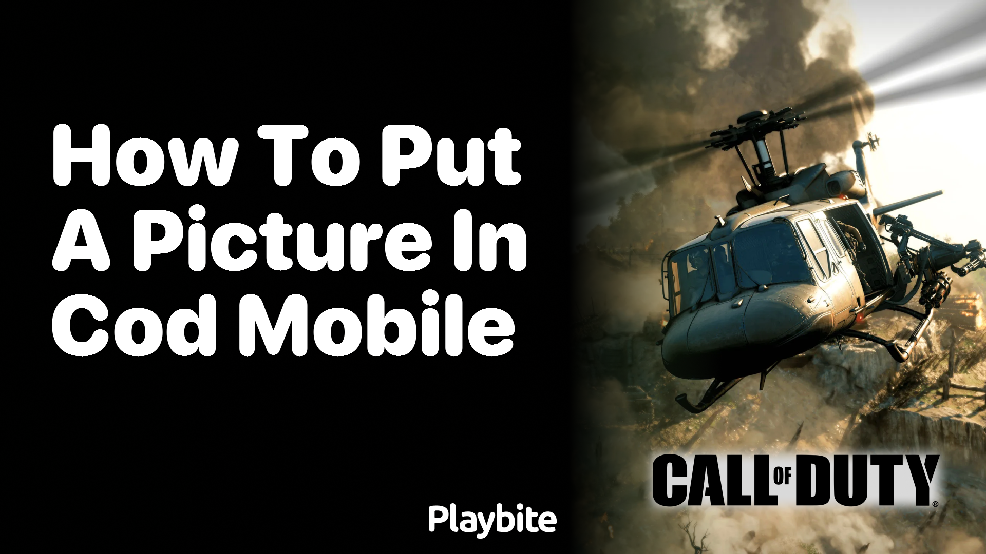 How to Put a Picture in COD Mobile - Playbite