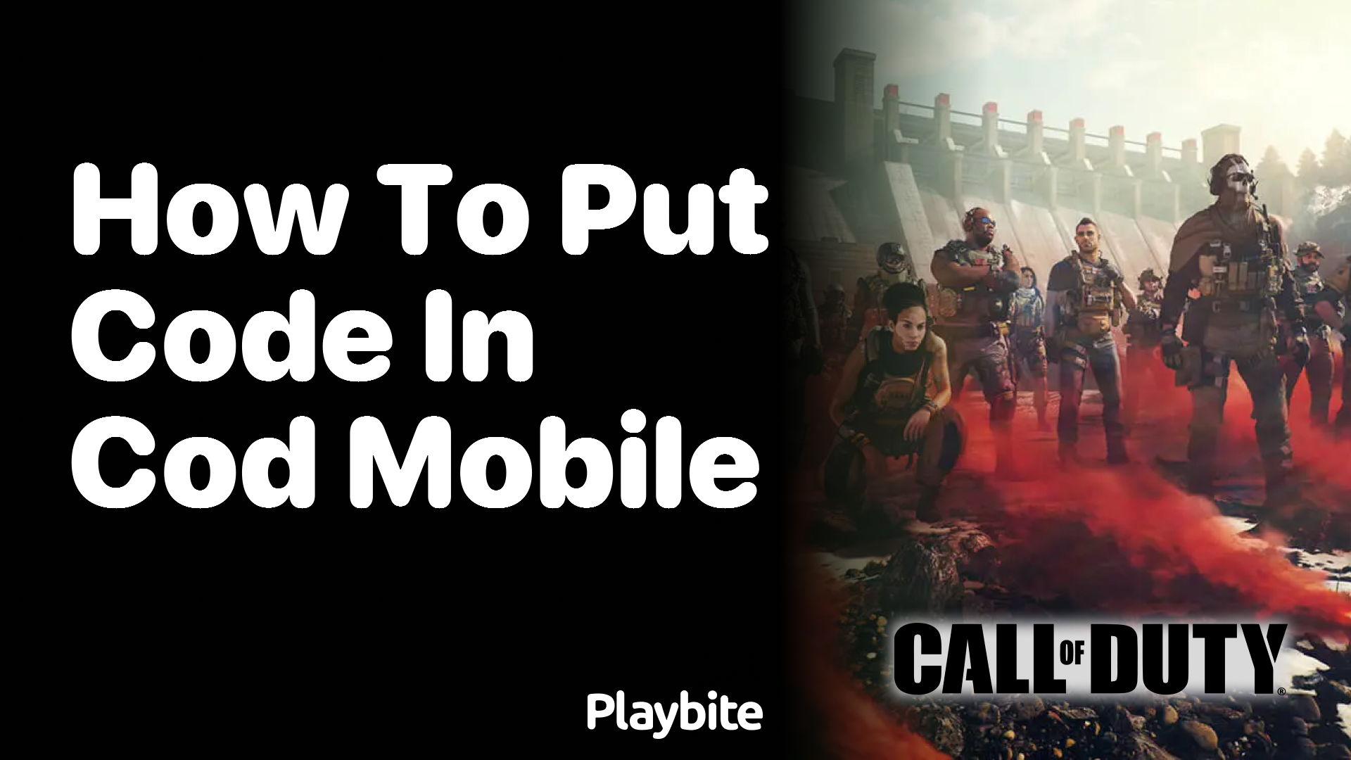 How to Put Code in COD Mobile: A Simple Guide - Playbite
