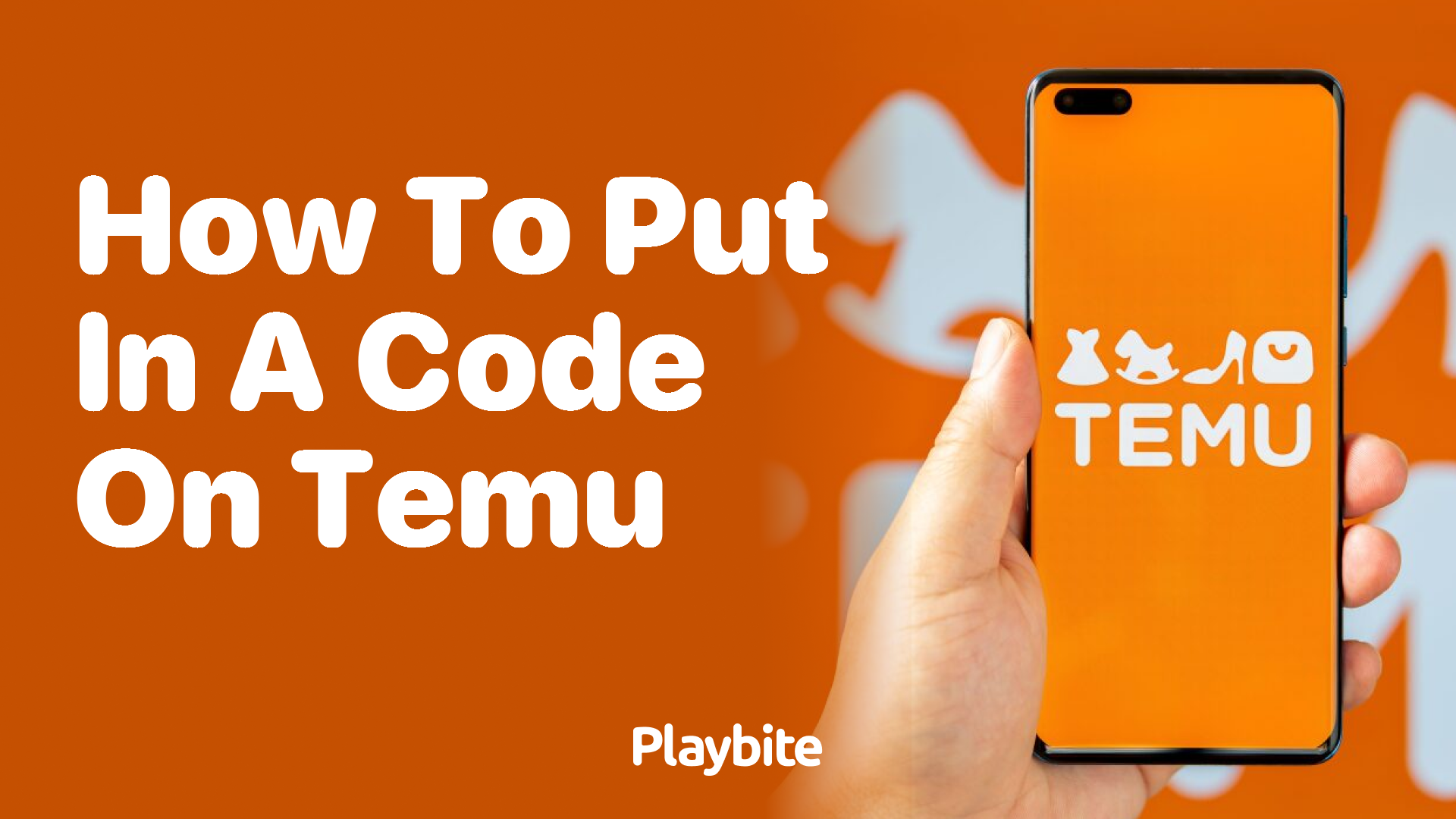 How to Enter a Promo Code on Temu - Playbite