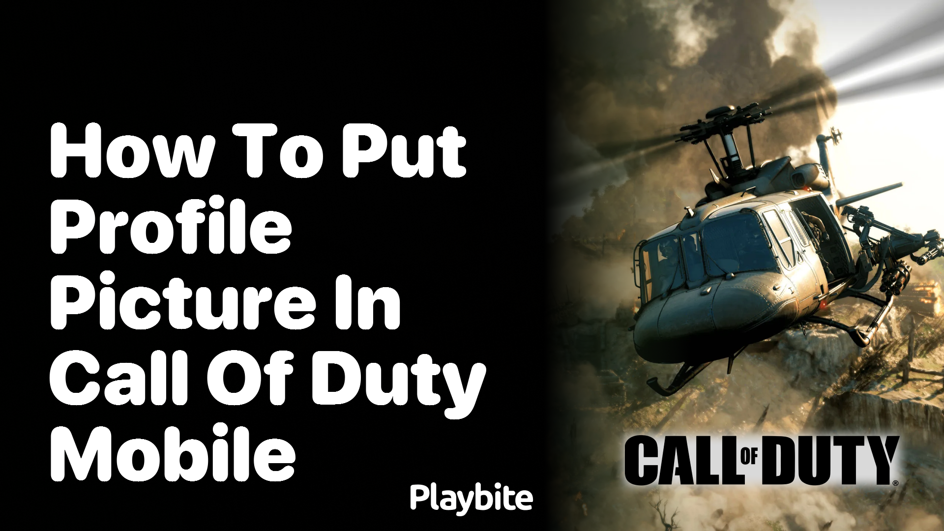 How to Put a Profile Picture in Call of Duty Mobile - Playbite