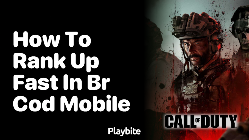How to Rank Up Fast in BR COD Mobile - Playbite