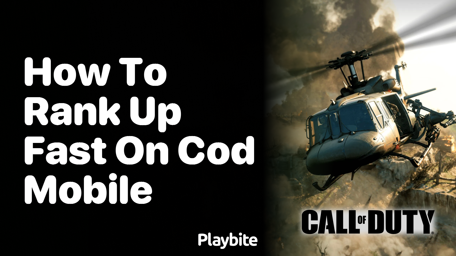 How to Rank Up Fast on COD Mobile - Playbite