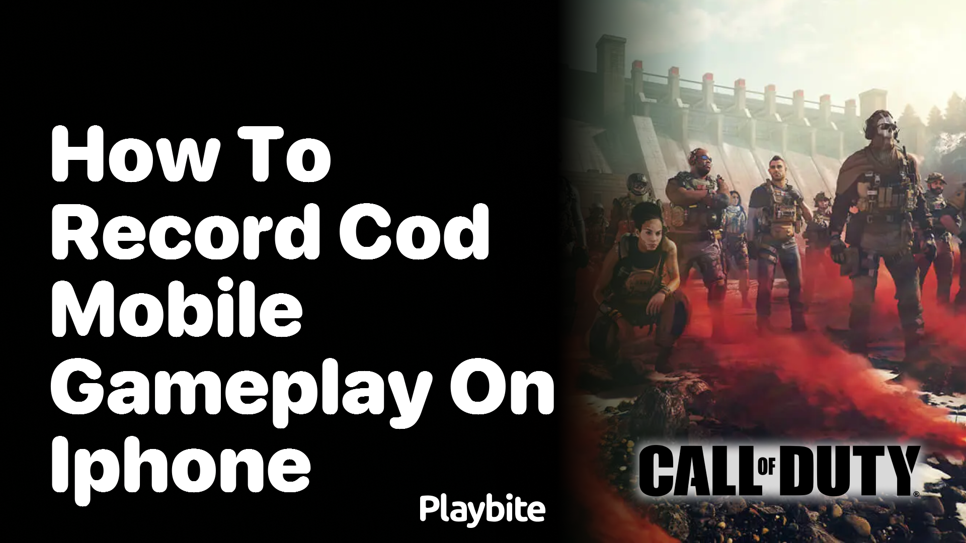 How to Record COD Mobile Gameplay on iPhone - Playbite