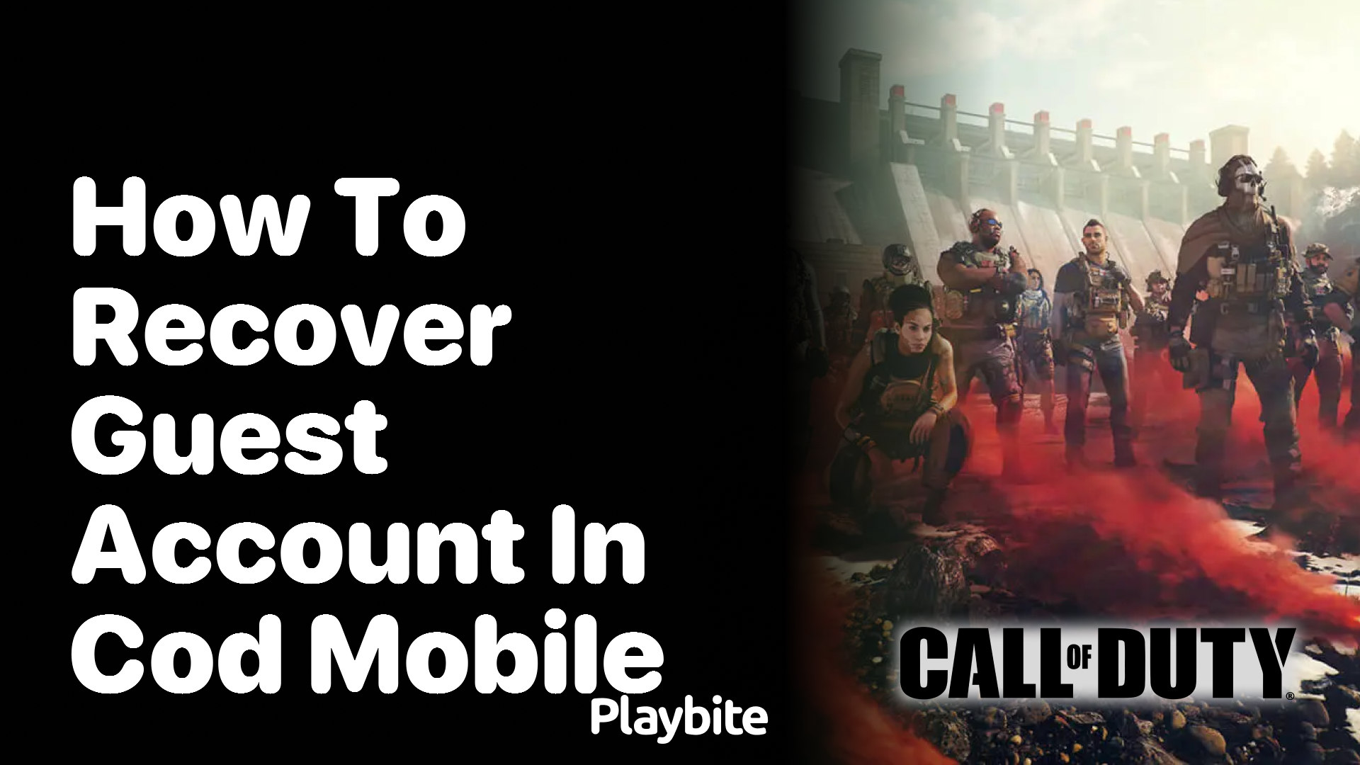 How to Recover Your Guest Account in COD Mobile - Playbite
