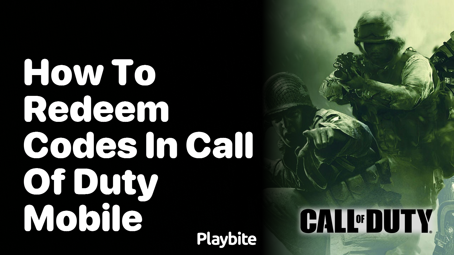 How to Redeem Codes in Call of Duty Mobile - Playbite