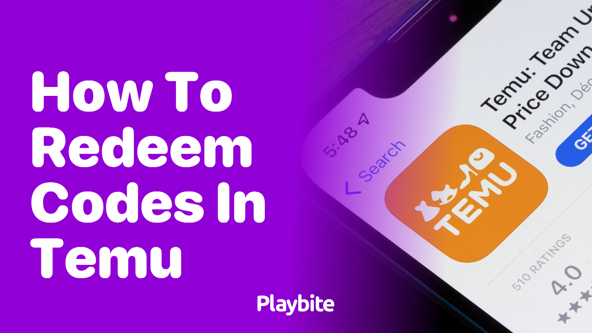 How to Redeem Codes in Temu: A Simple Guide - Playbite