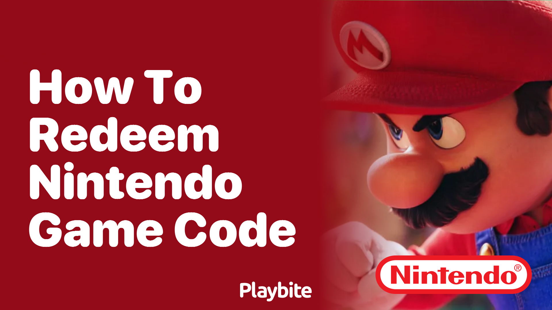 How to Redeem a Nintendo Game Code - Playbite