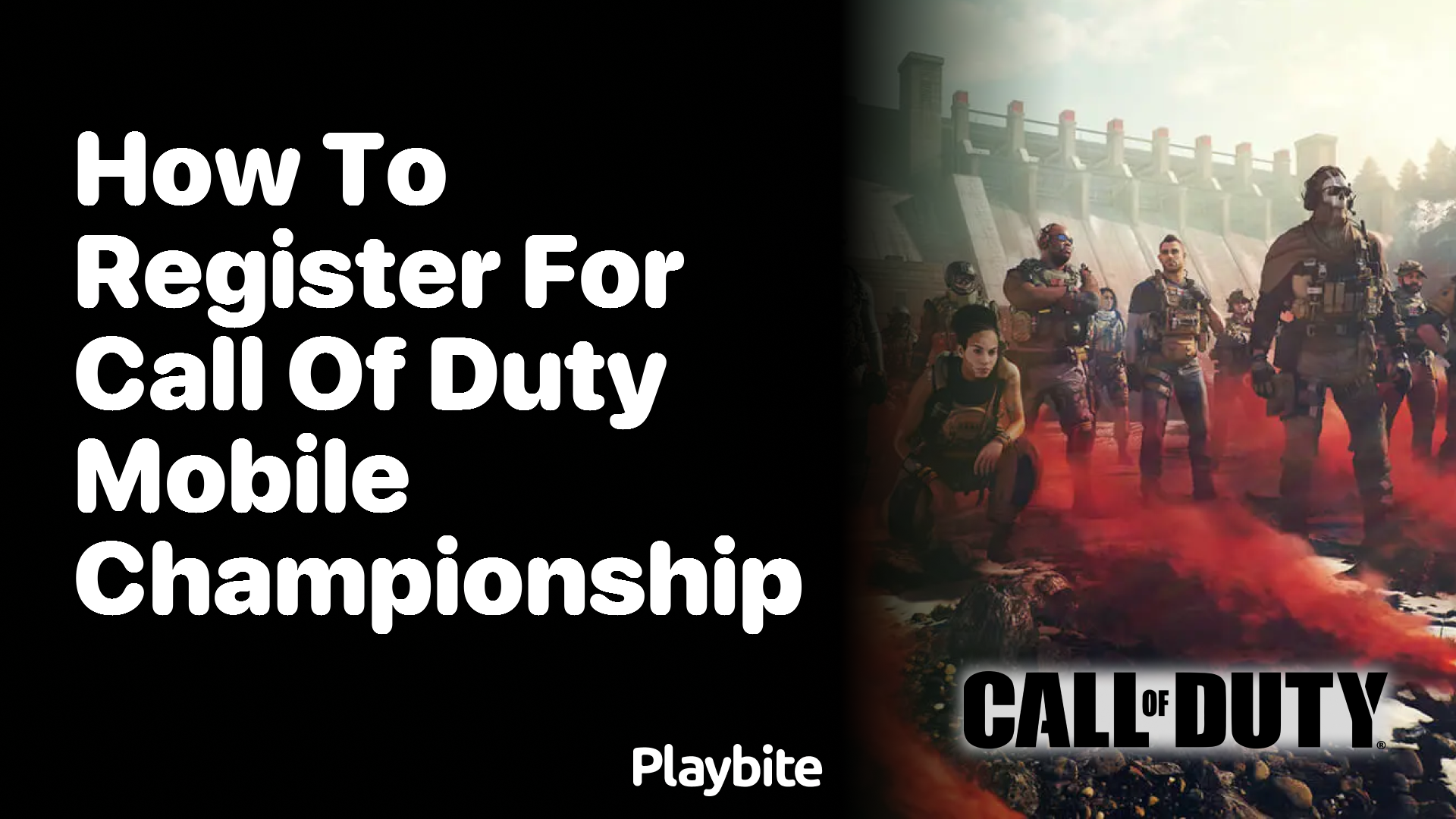 How to Register for Call of Duty Mobile Championship - Playbite