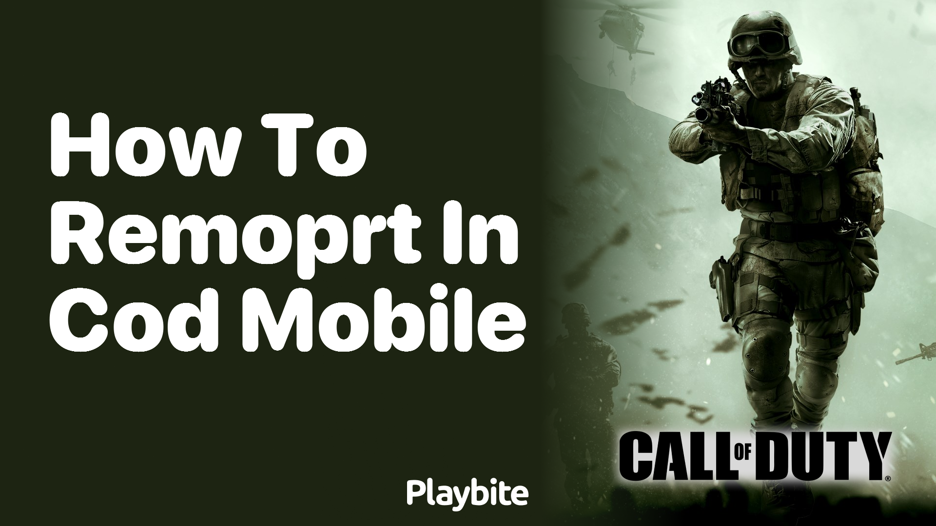 How to Report Players in COD Mobile: A Simple Guide - Playbite