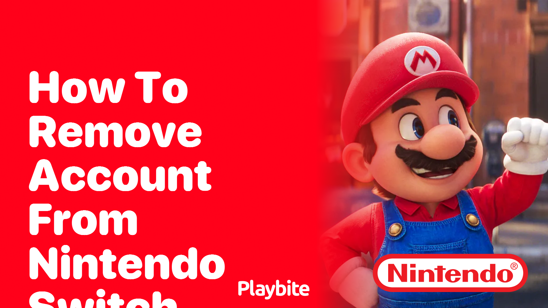 How to Remove an Account from Your Nintendo Switch - Playbite