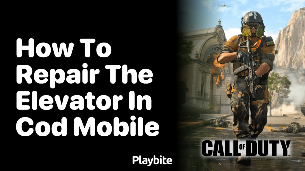 How to Repair the Elevator in COD Mobile - Playbite